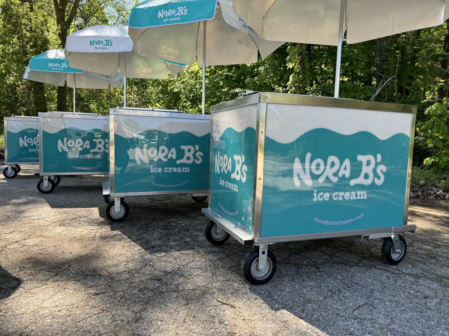 Ice Cream Cart Rental Temple Terrace | Nora B's Ice Cream