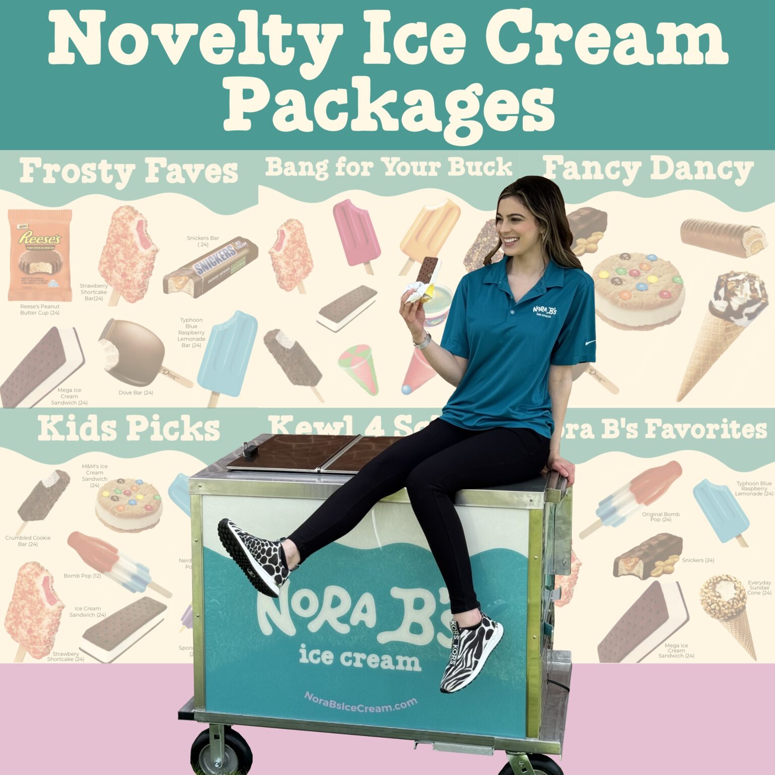 Novelty Ice Cream | Nora B's Ice Cream